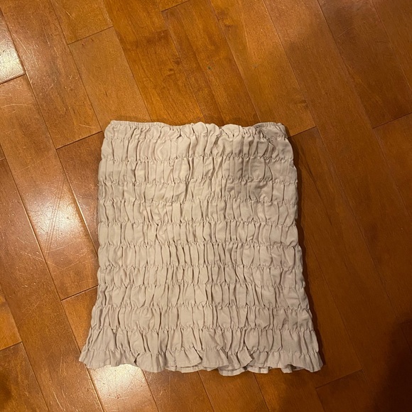 Le Lis | Skirts | Le Lis Cream Scrunch Skirt | Poshmark